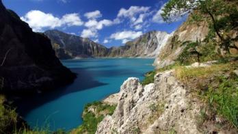 Der philippinische Vulkan Pinatubo verewigte sich mit einem gewaltigen ...